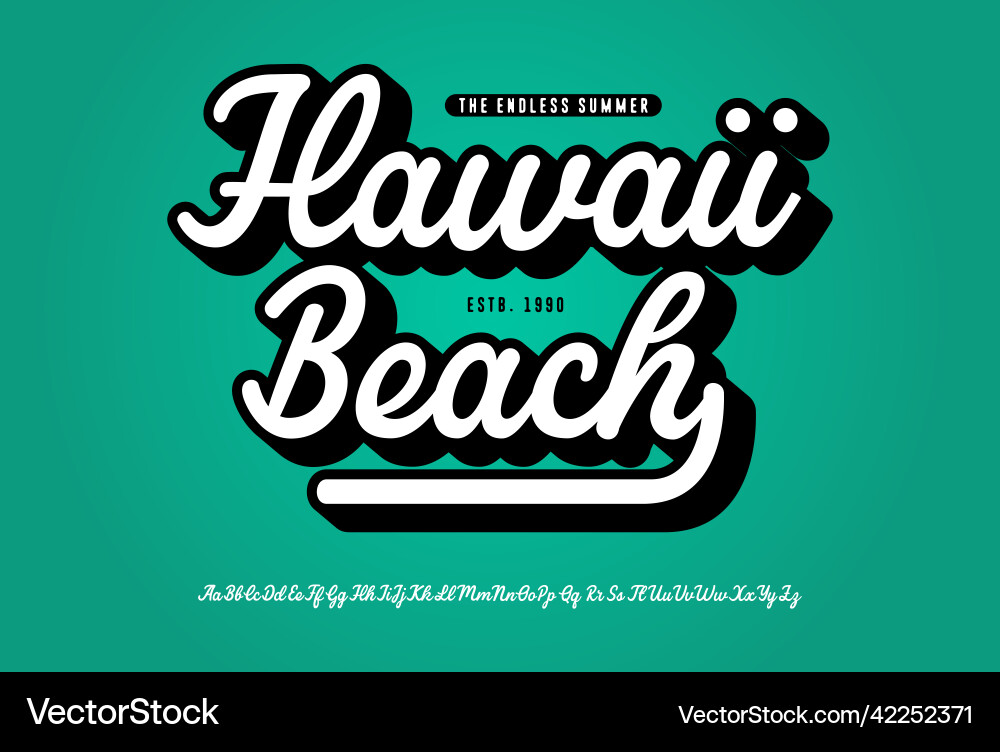 Alphabet Calligraphy Monoline Vector Images (over 160)