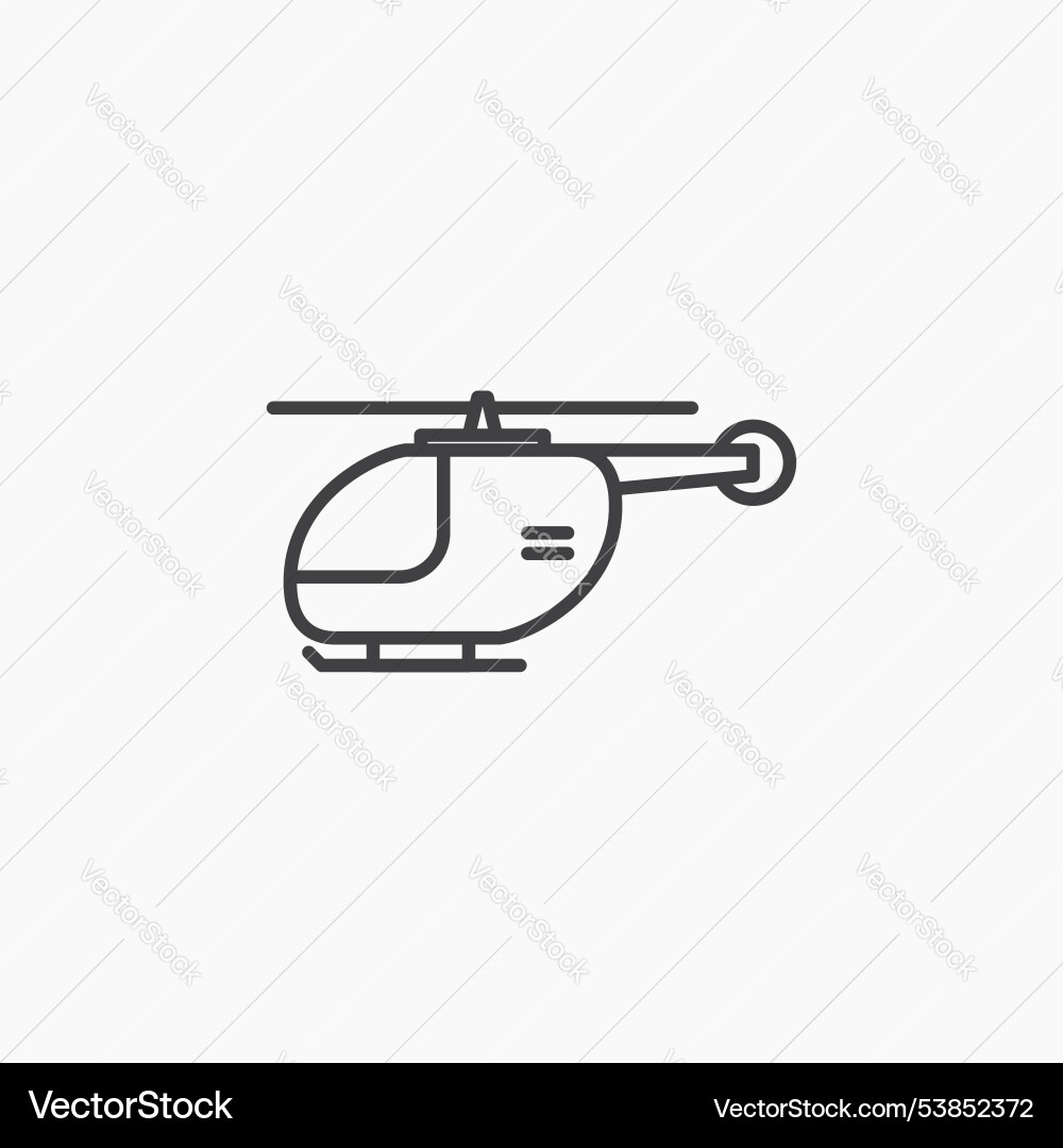 Helicopter icon set Royalty Free Vector Image - VectorStock