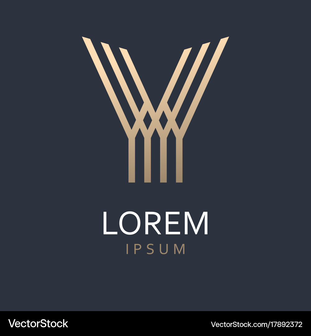 Y letter logo icon Royalty Free Vector Image - VectorStock