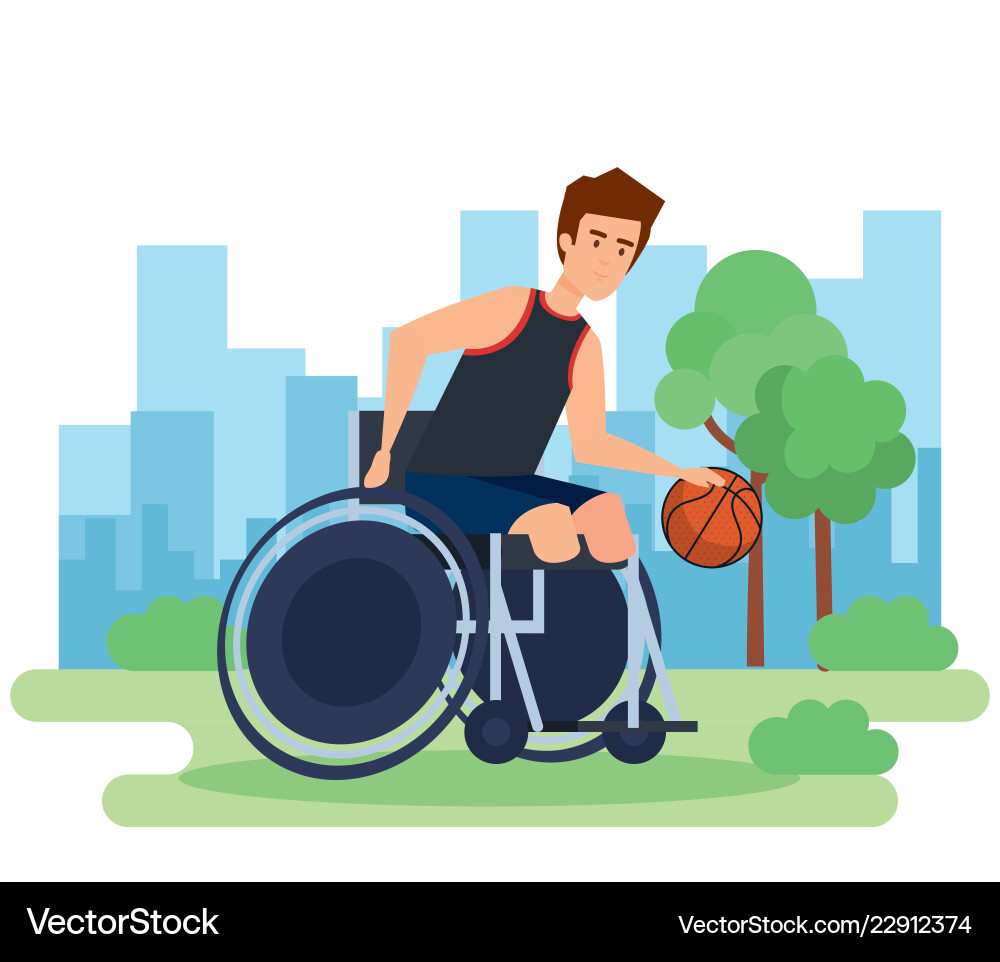 Disabled people design Royalty Free Vector Image