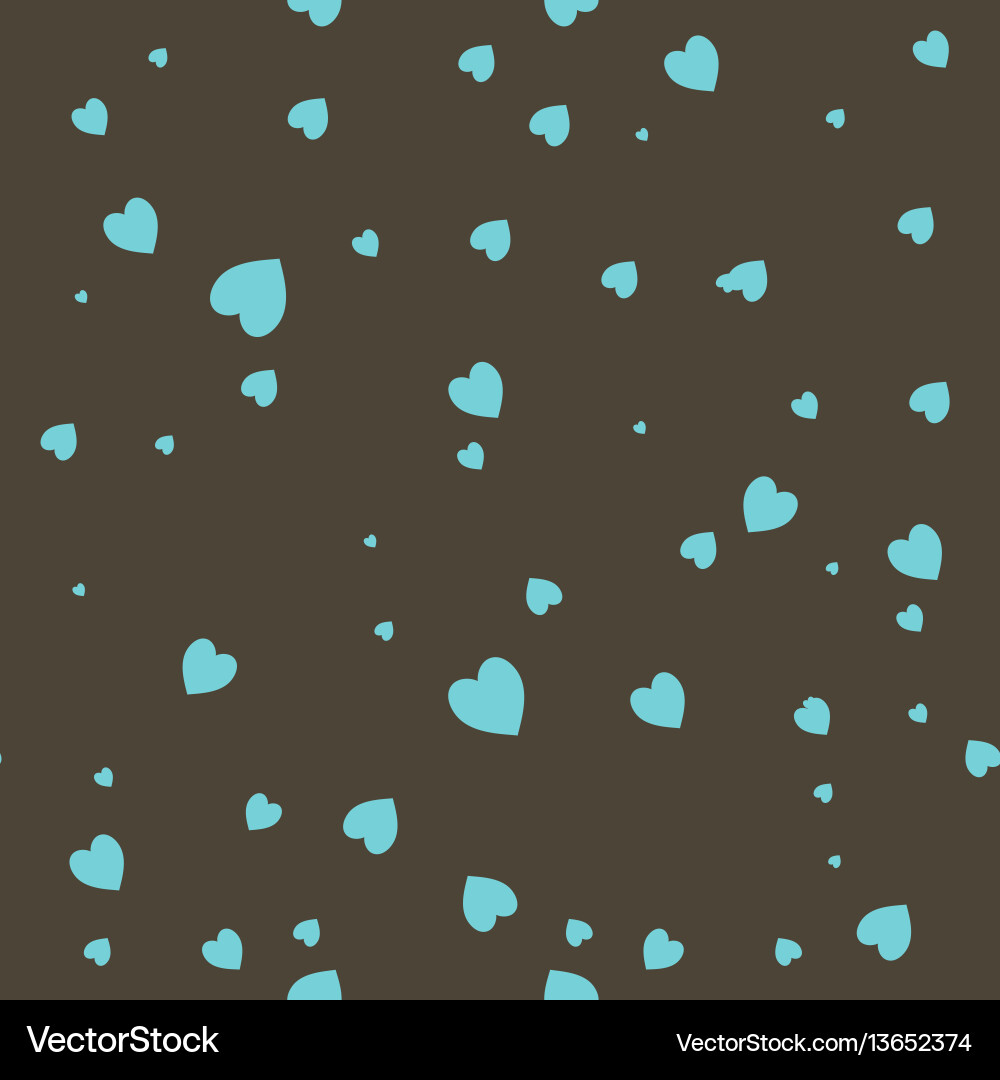 Seamless pattern heart Royalty Free Vector Image