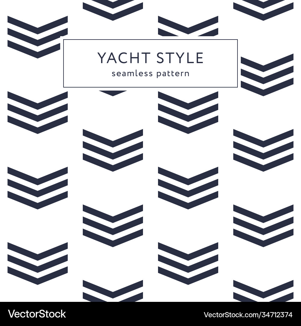 Simple chevron seamless pattern Royalty Free Vector Image