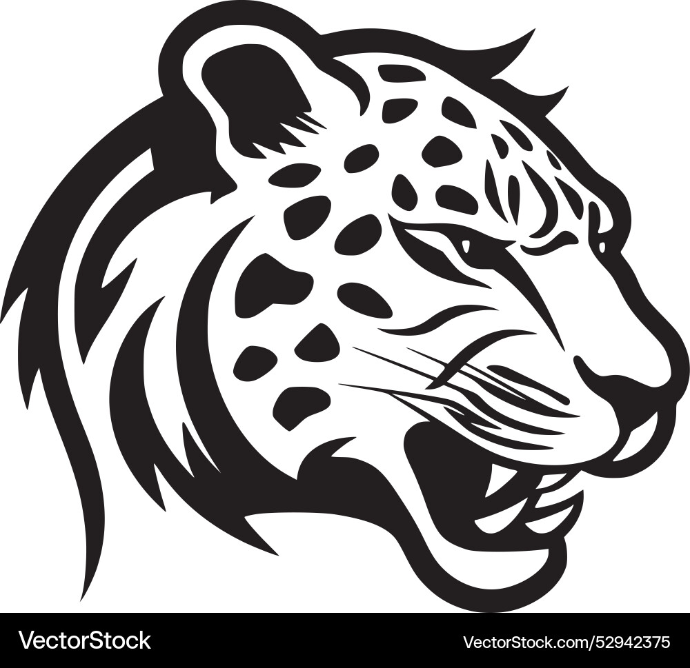 Cheetah - minimalist and simple silhouette Vector Image