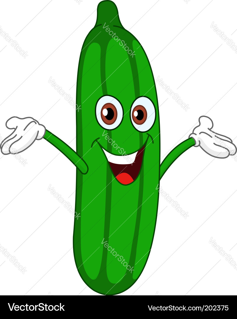 Cucumber Royalty Free Vector Image - VectorStock