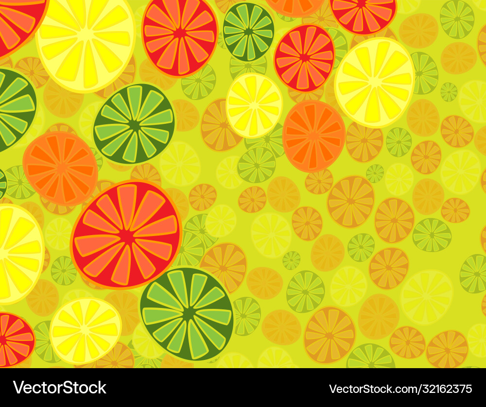 Fruits pattern seamless background Royalty Free Vector Image