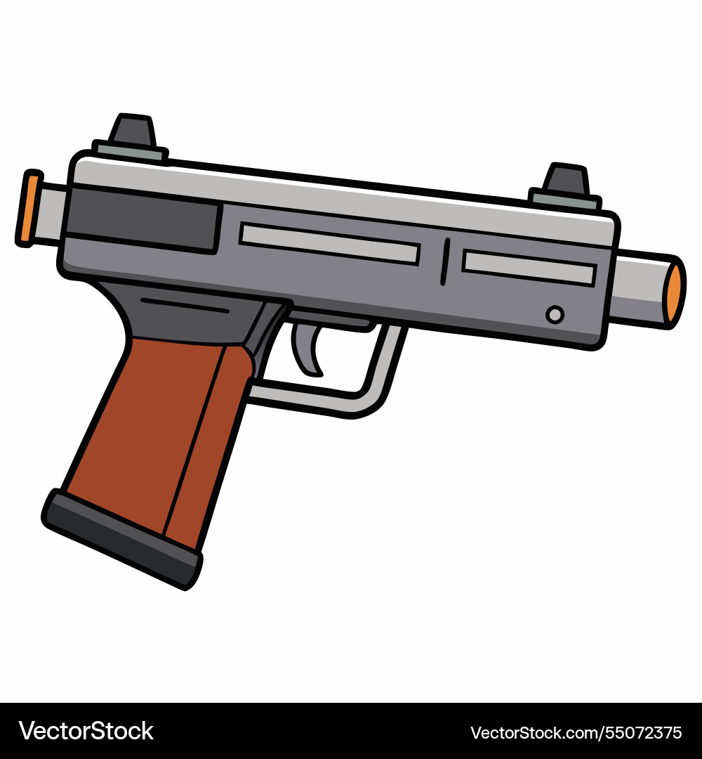 M4 carbine rifle assault weapon ammo magazine Vector Image