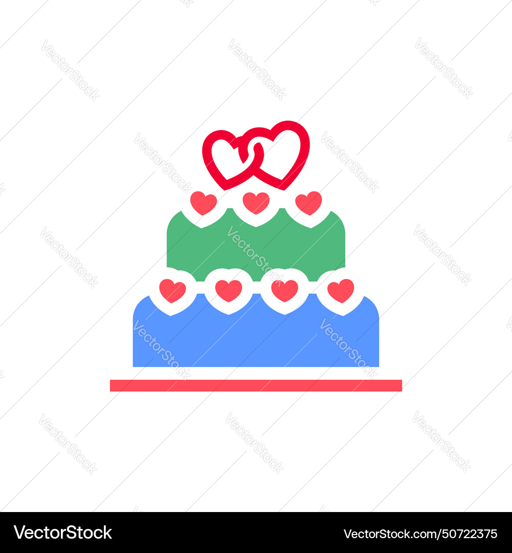 Valentines day symbol holiday icon Royalty Free Vector Image