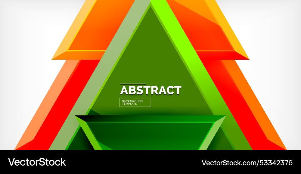 Abstract background - glossy triangles Royalty Free Vector