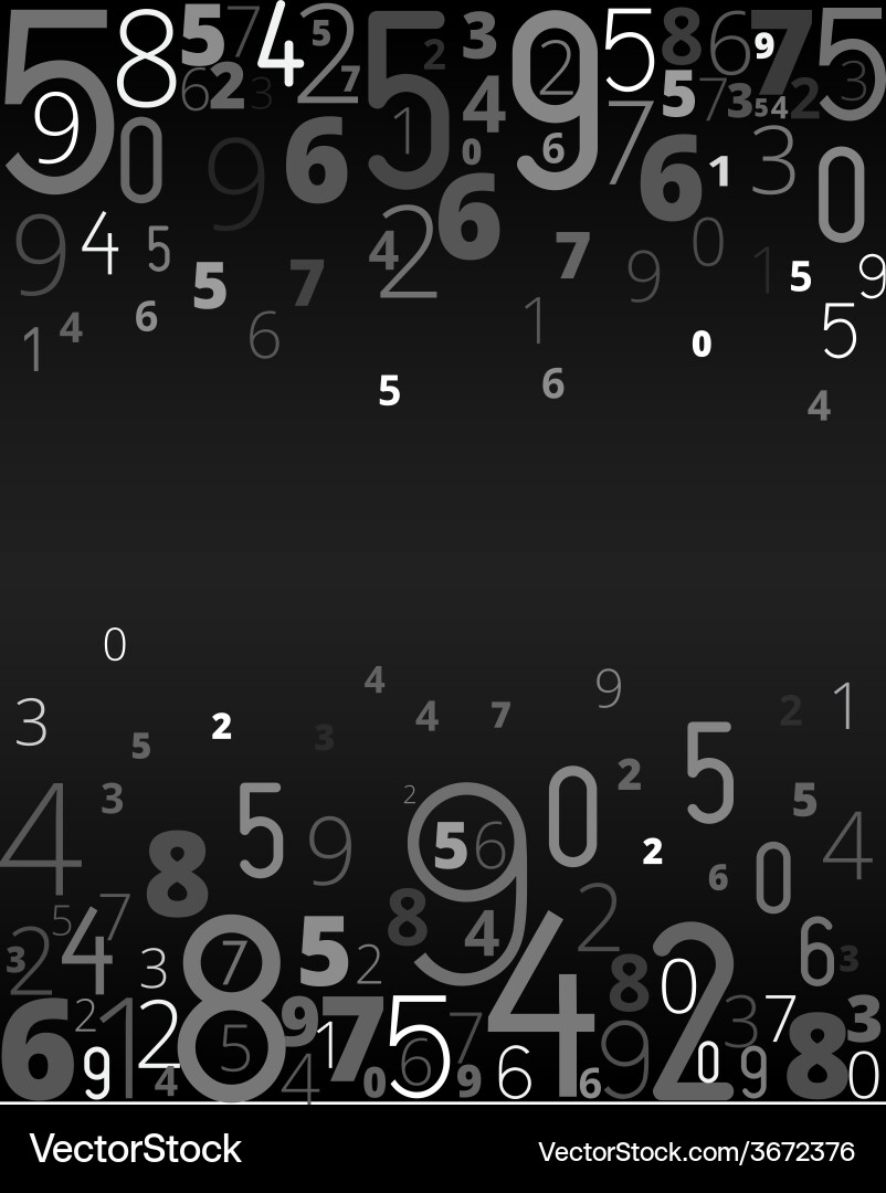 Background from numbers Royalty Free Vector Image