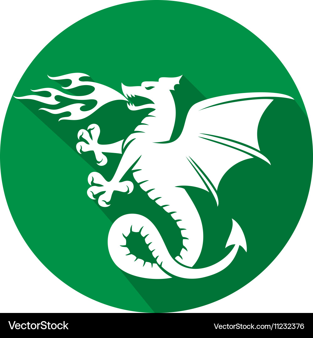 Dragon icon Royalty Free Vector Image - VectorStock