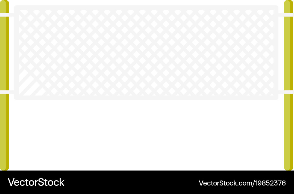 Volleyball net cartoon Royalty Free Vector Image
