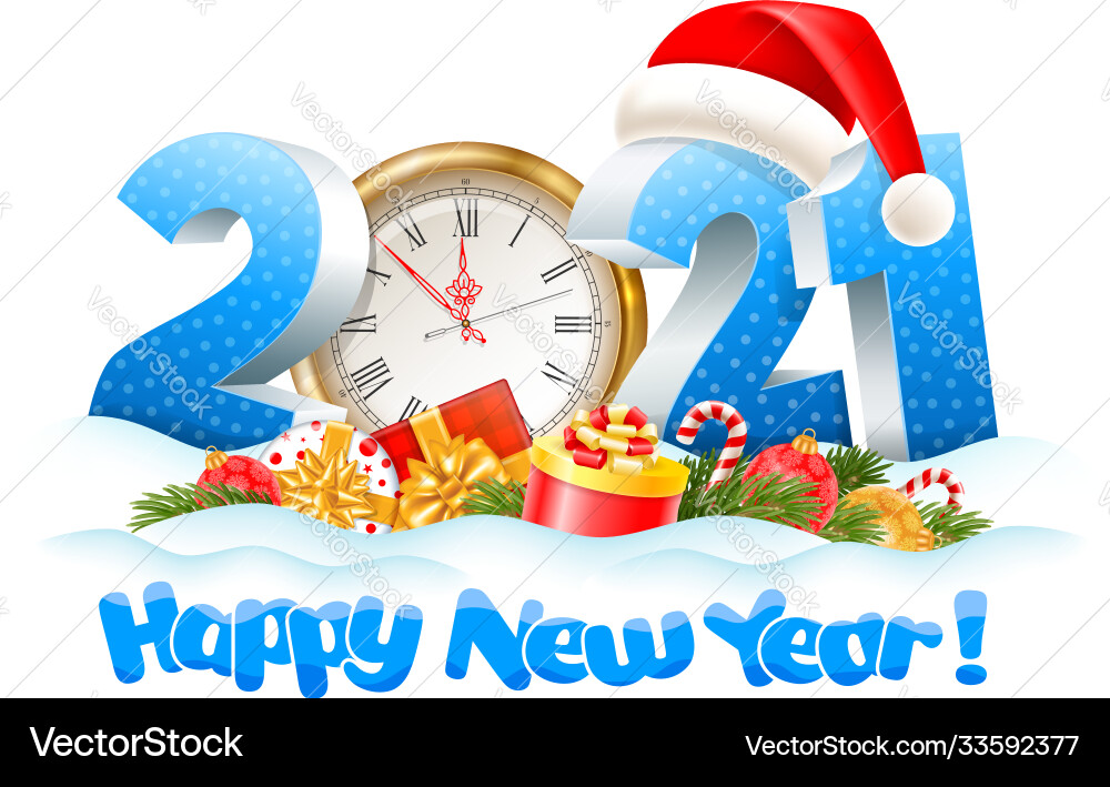 Happy New 2021 Year Vector Images (over 51,000)