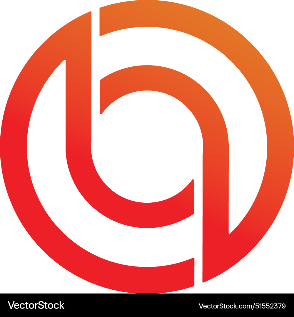 Bq logo design qb letters logo template obq logo Vector Image