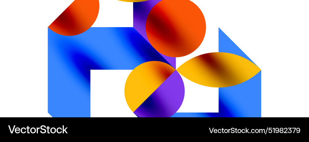 Circle pattern round elements with lines Vector Image