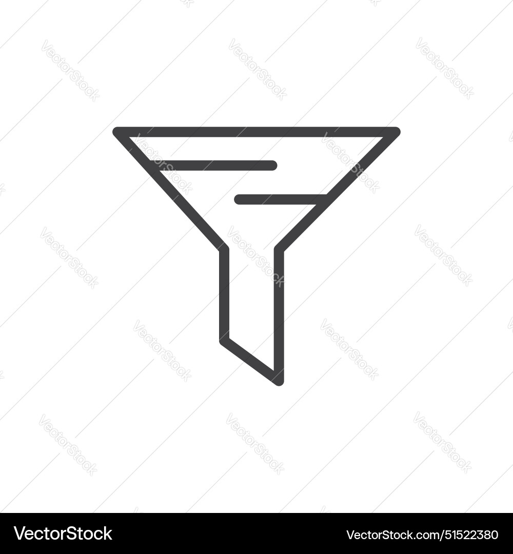 Filter icon Royalty Free Vector Image - VectorStock