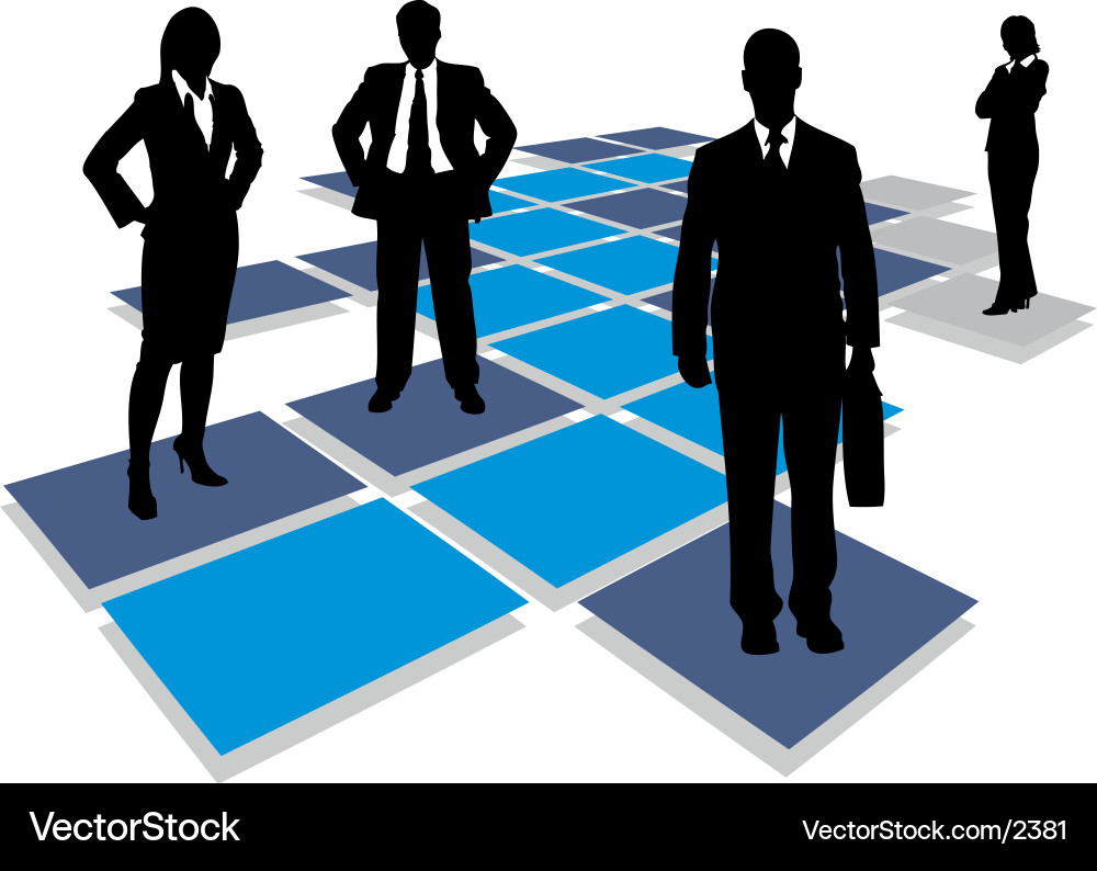 Business team Royalty Free Vector Image - VectorStock