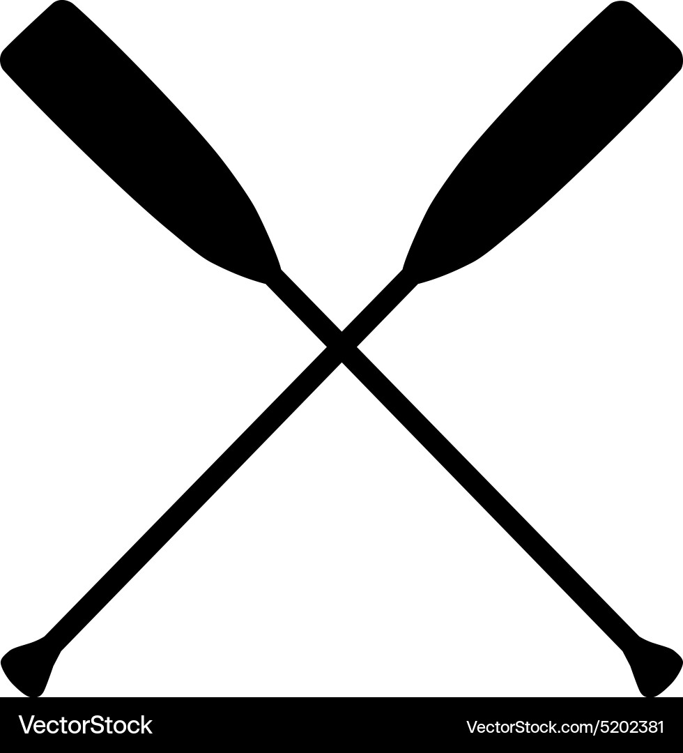 Crossed Rowing Oars Vector Images (over 1,800)