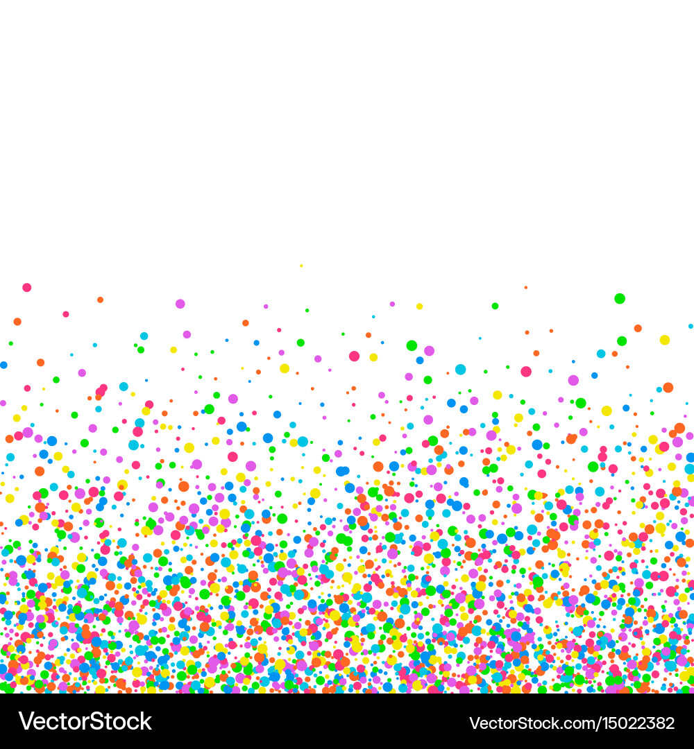 Colorful Confetti Pattern Royalty Free Vector Image