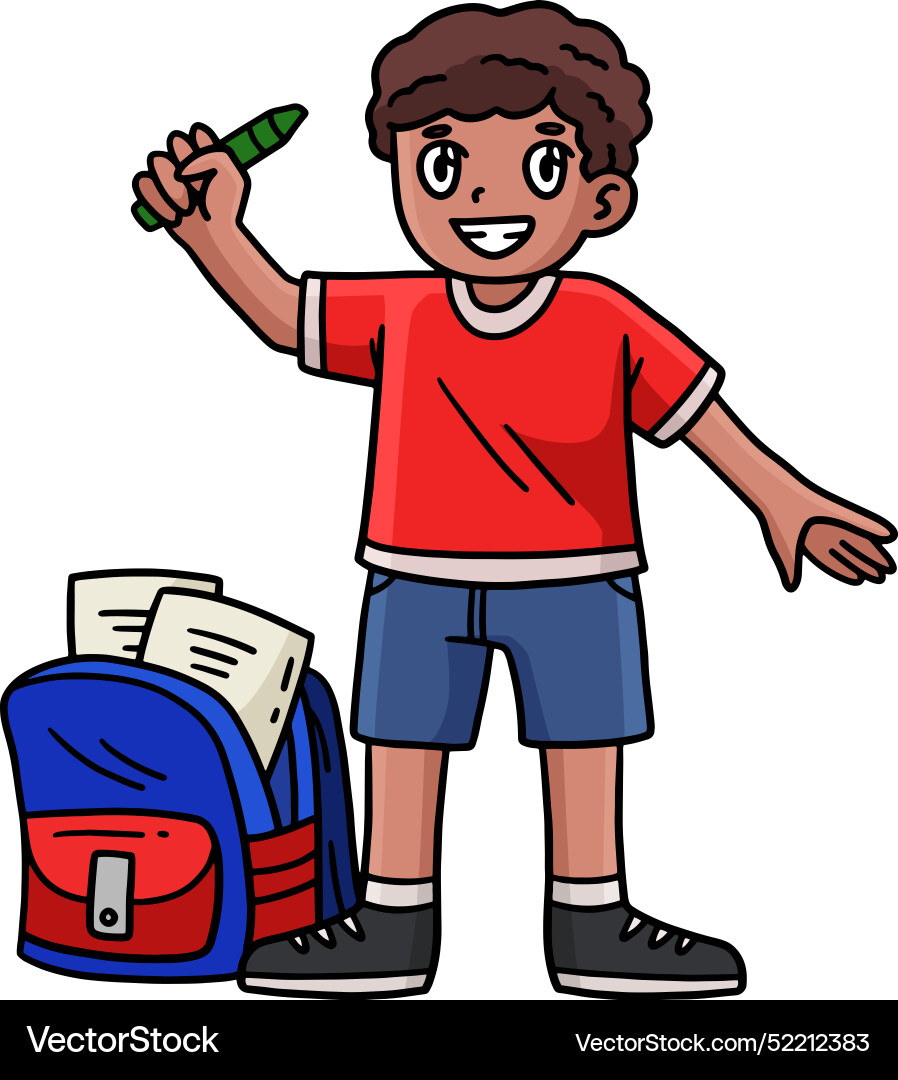 Child At School Clip Art