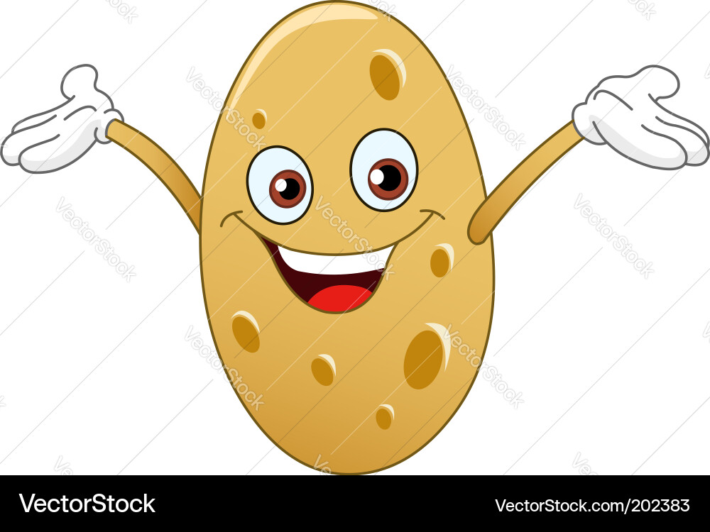 Potato Royalty Free Vector Image - VectorStock