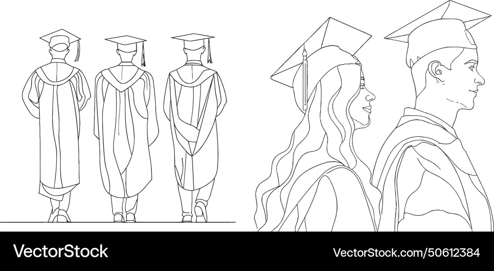 Continuous line art or one drawing Royalty Free Vector Image