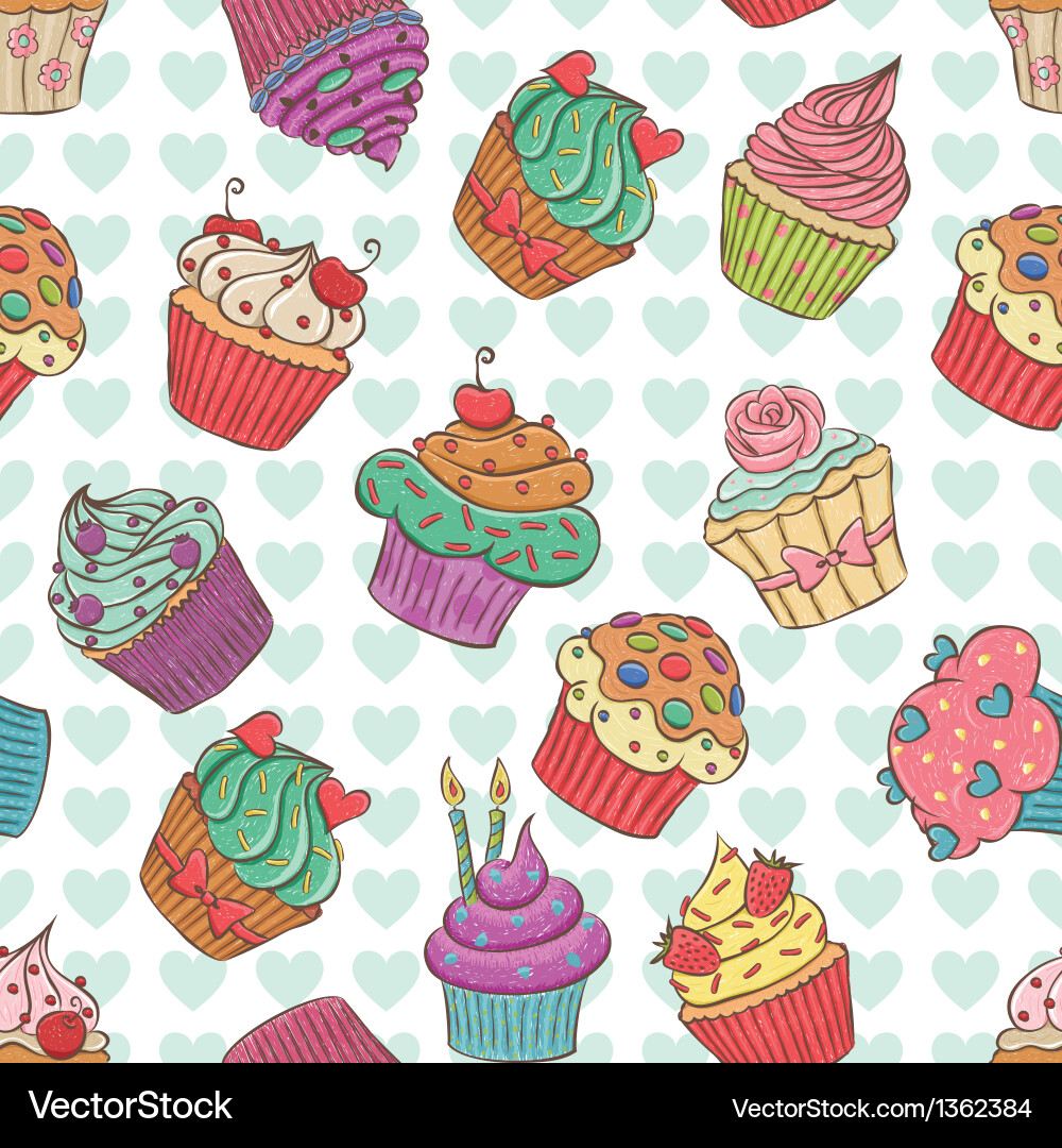 Seamless cup Royalty Free Vector Image - VectorStock