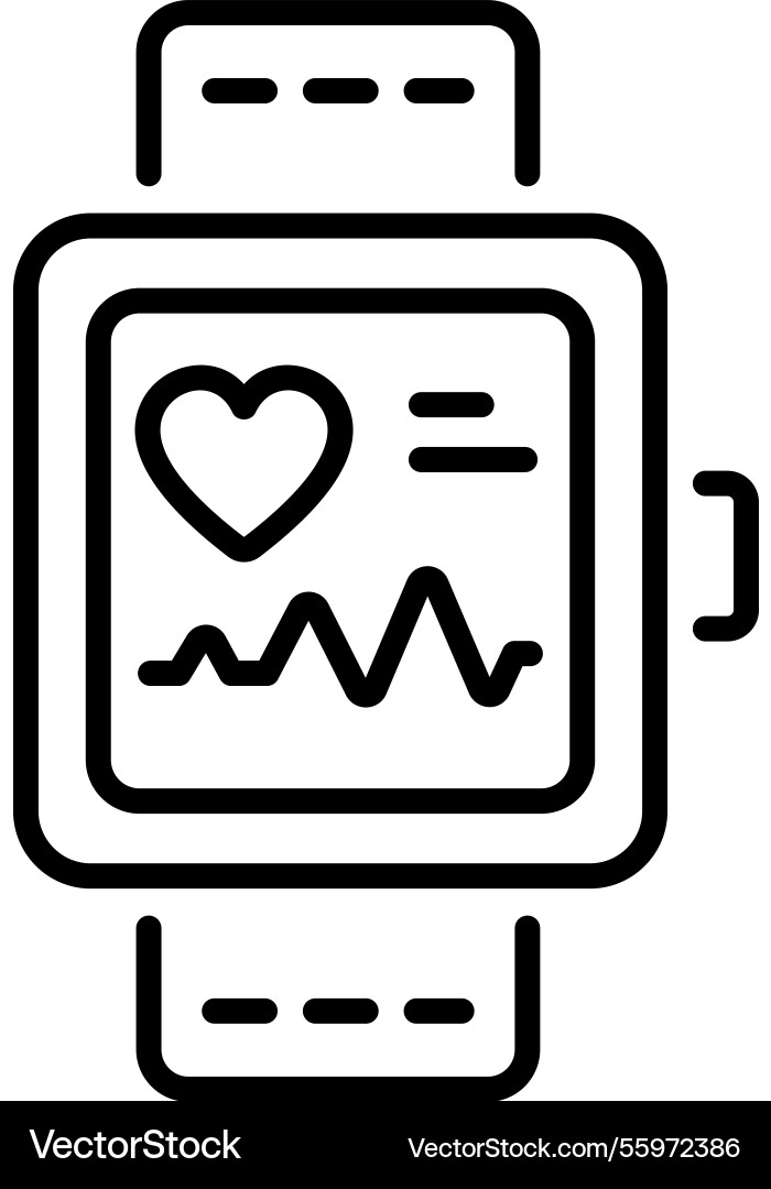 Fitness tracker Royalty Free Vector Image - VectorStock