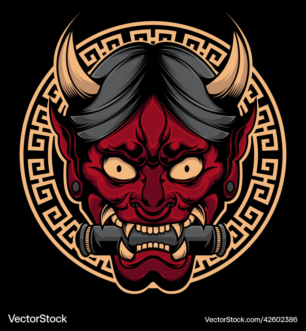 Japanese Demon Mask