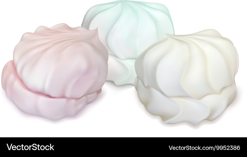 Marshmallows Royalty Free Vector Image - VectorStock