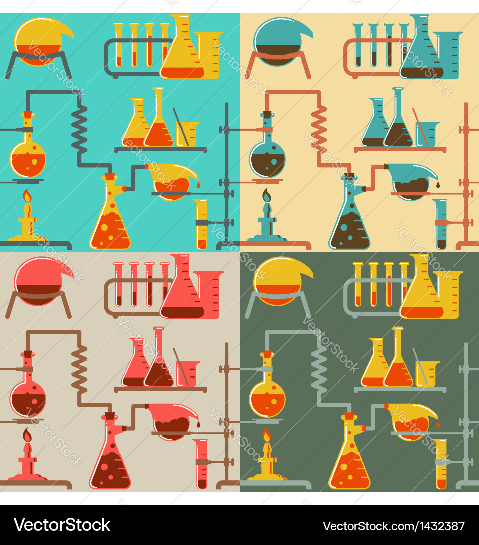 Chemistry pattern Royalty Free Vector Image - VectorStock