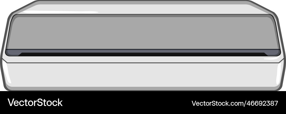 Industrial laminator machine cartoon Royalty Free Vector