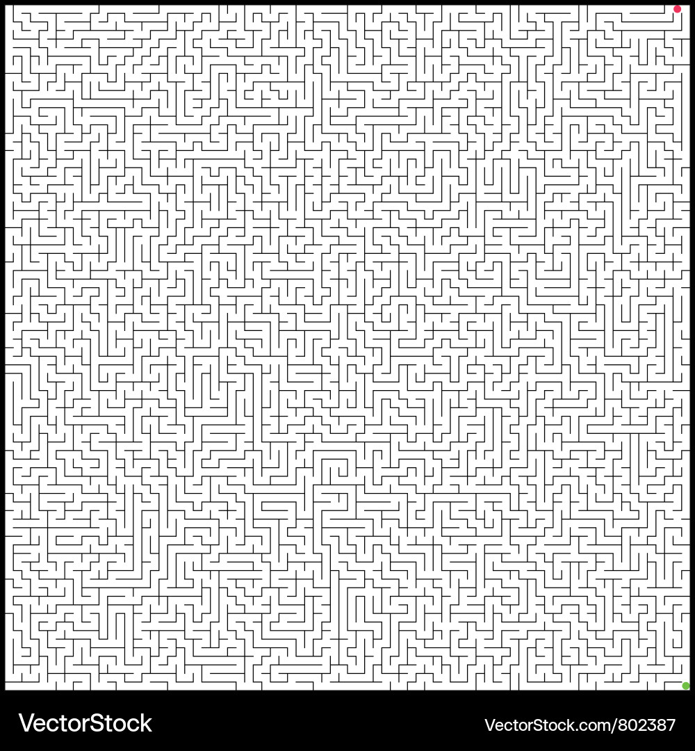 Maze Royalty Free Vector Image - VectorStock