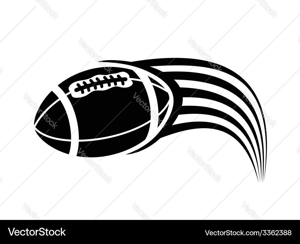 American football Royalty Free Vector Image - VectorStock