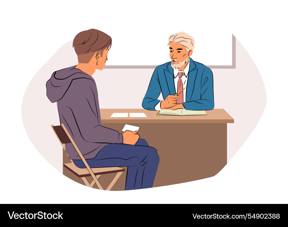 Counseling session Royalty Free Vector Image - VectorStock