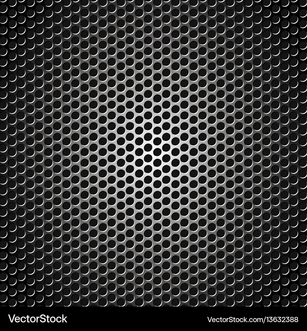 Metallic Steel Dot Mesh Texture Royalty Free Vector Image