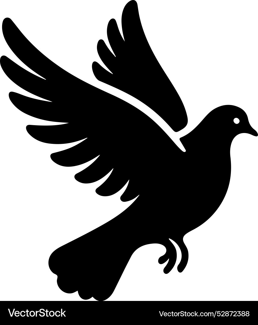 Pigeon icon art Royalty Free Vector Image - VectorStock