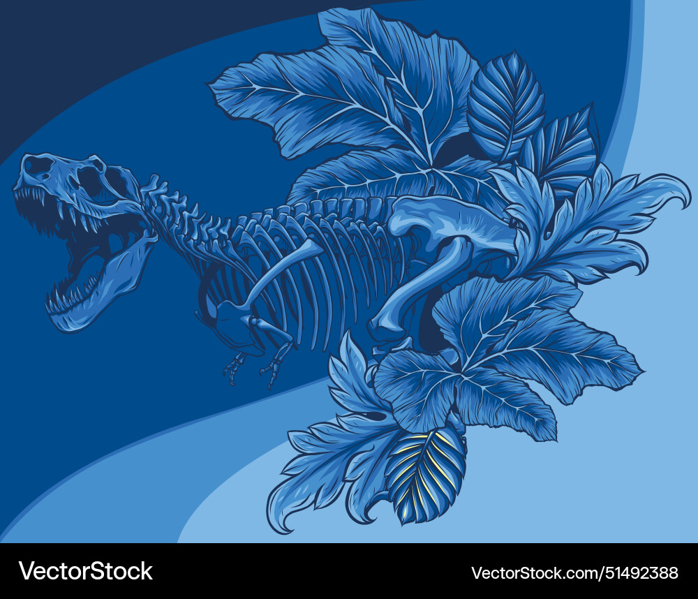 Tyrannosaurus rex dinosaur Royalty Free Vector Image