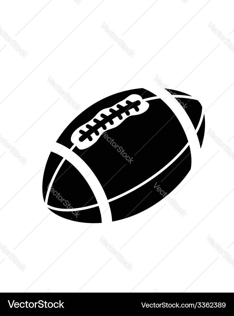 American football Royalty Free Vector Image - VectorStock