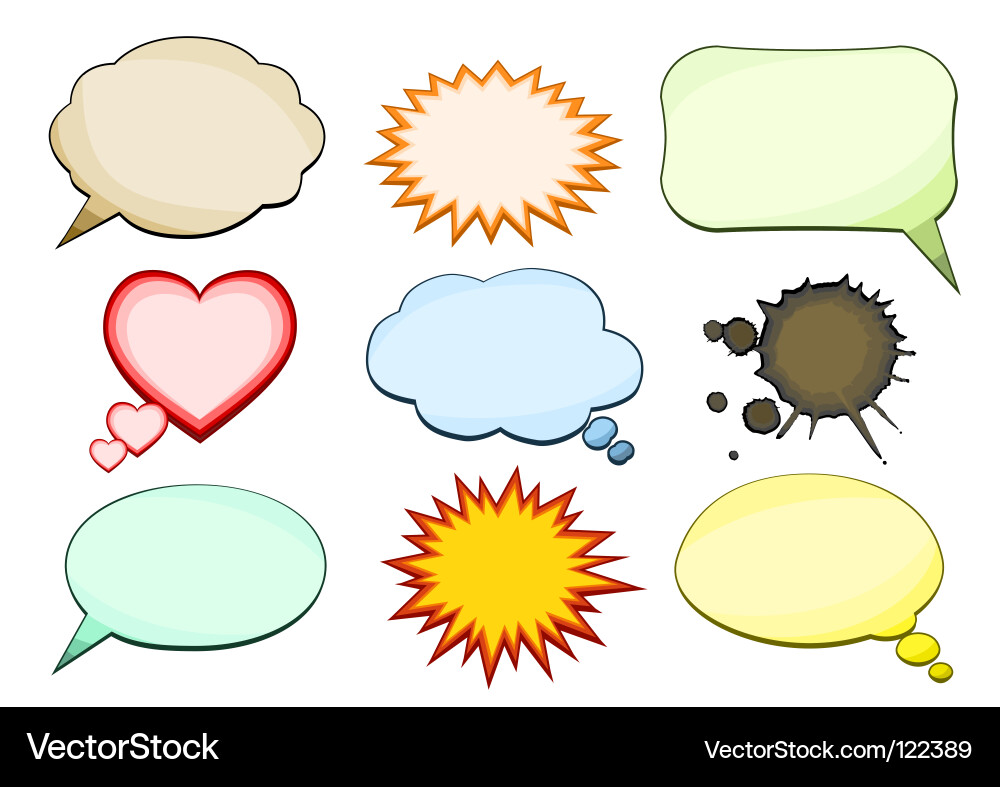 Callouts Royalty Free Vector Image - VectorStock