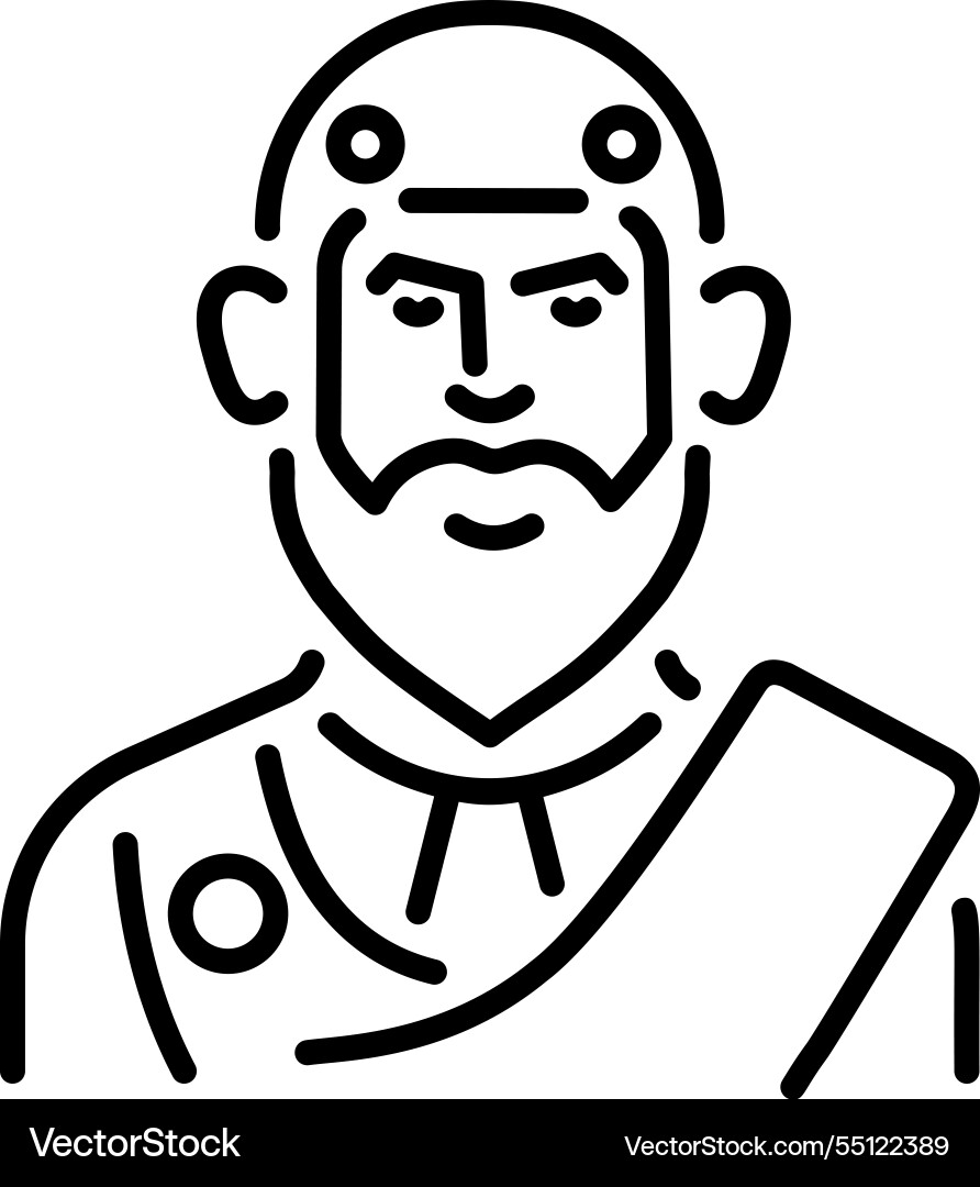 Greek merchant Royalty Free Vector Image - VectorStock