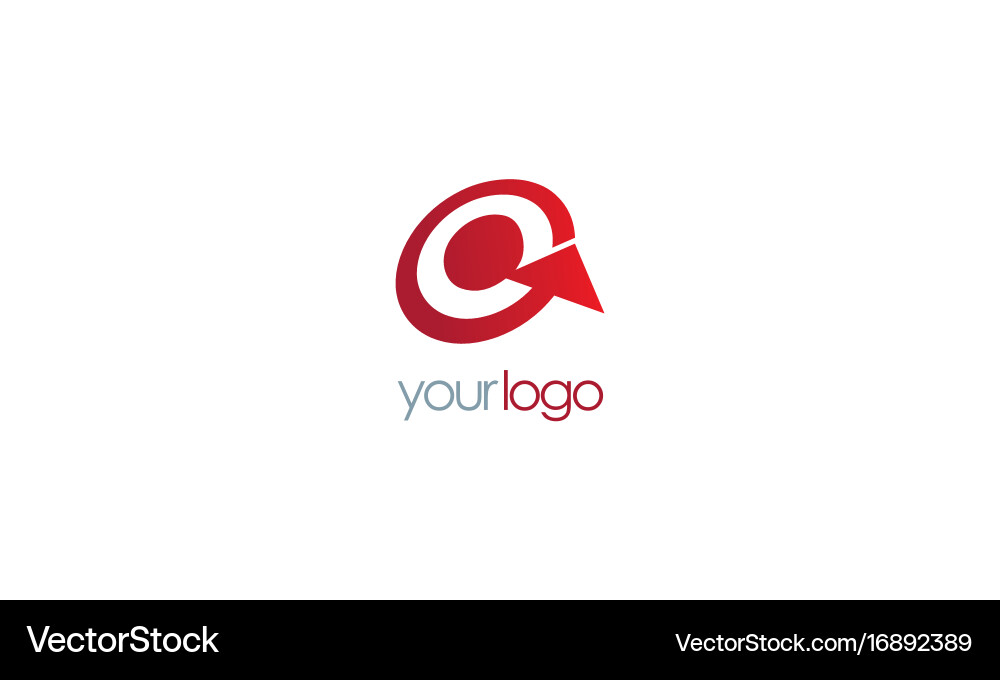 Round arrow logo Royalty Free Vector Image - VectorStock