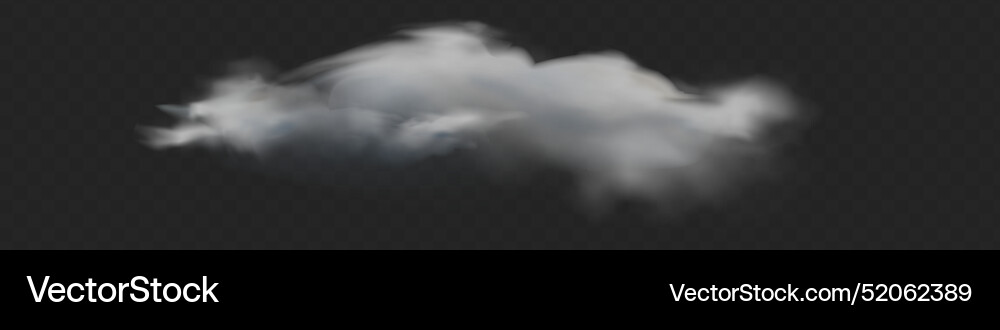 Transparent special effect stands out with fog Vector Image