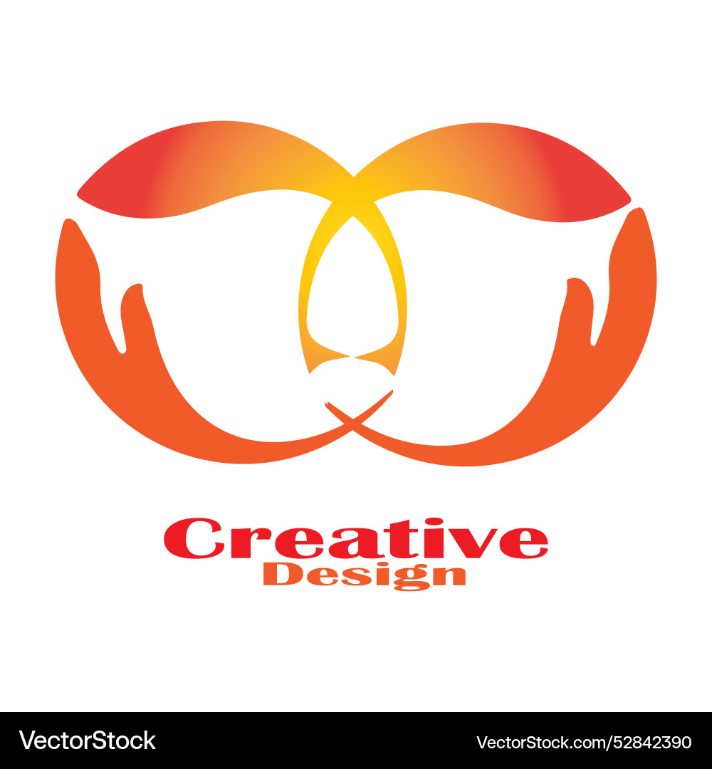 Logo creative design symbol Royalty Free Vector Image
