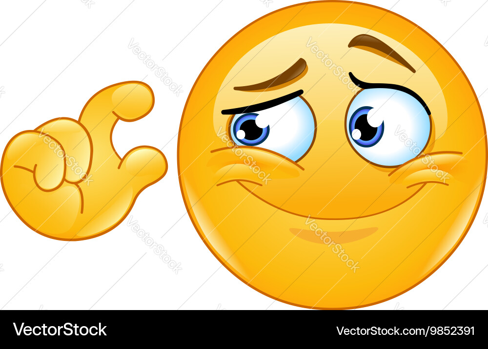 Small Size Emoticon Illustration Royalty Free Vector Image