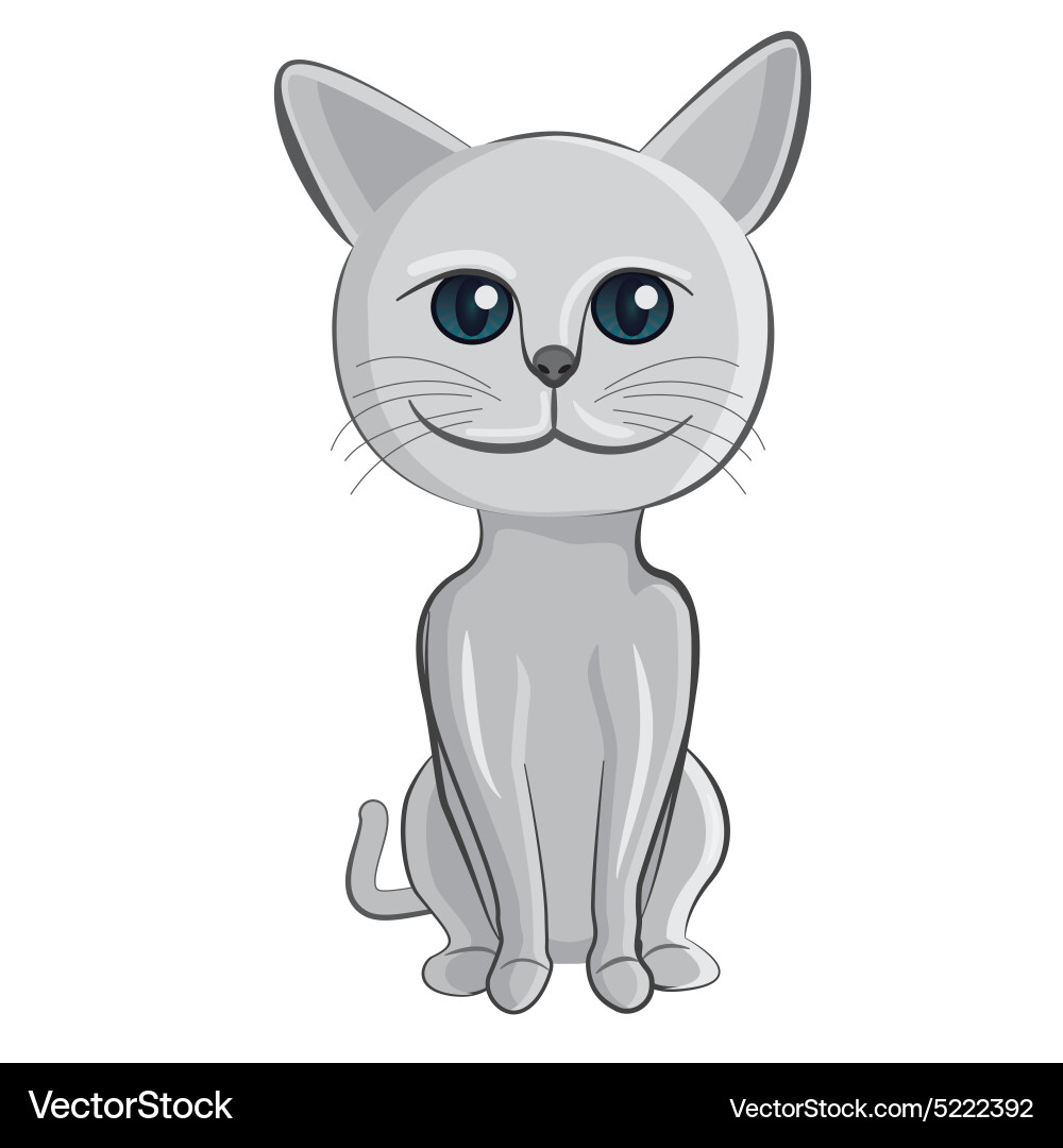 Cat cartoon Royalty Free Vector Image - VectorStock