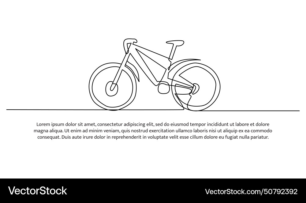 Exercise bike modern flat Royalty Free Vector Image