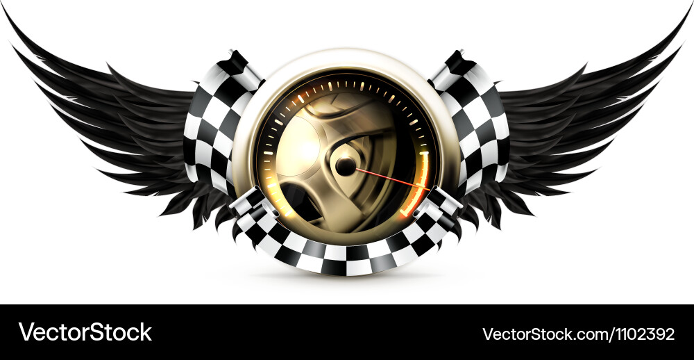 Racing Speed Emblem Royalty Free Vector Image - VectorStock