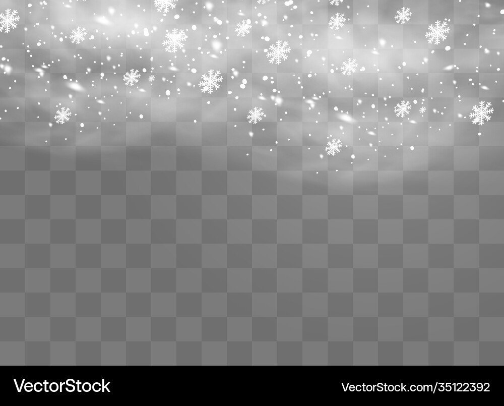 Snow and wind Royalty Free Vector Image - VectorStock