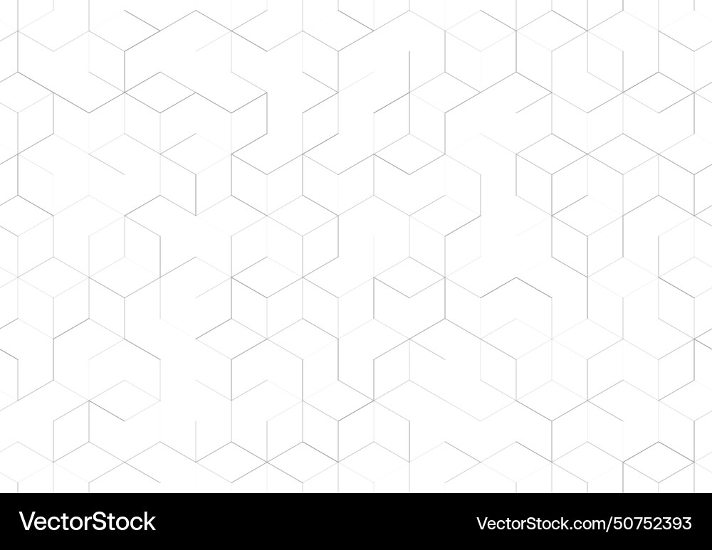 Abstract line geometric grid seamless pattern Vector Image
