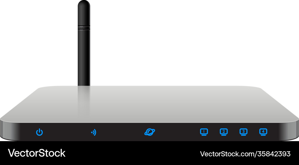 Wireless router Royalty Free Vector Image - VectorStock